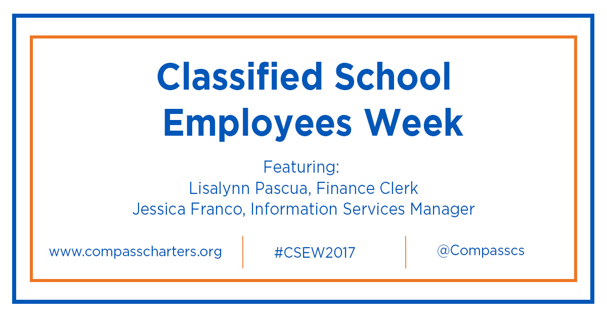Celebrating Classified School Employees Week - Compass Charter Schools