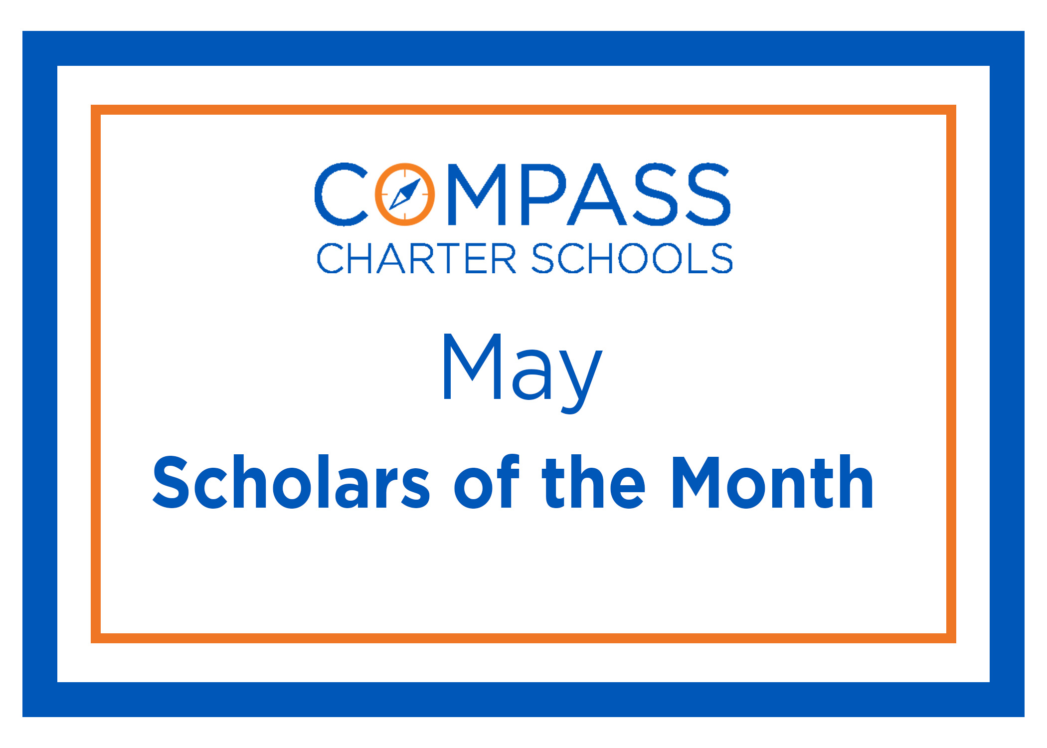 Compass Charter Schools (CCS) Names their May Scholars of the Month ...