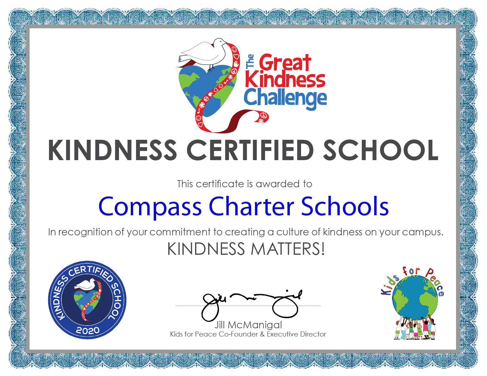 Compass Charter Schools Honored as a 2020 Great Kindness Challenge ...